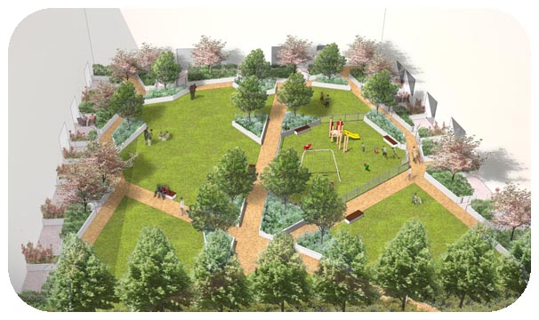 Davis Landscape Architecture - St Luke's Square Landscape Design