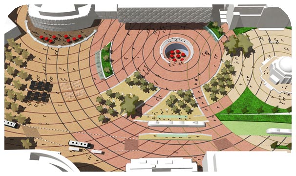 Centenary Square, Birmingham - Davis Landscape Architecture